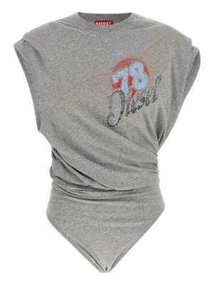 DIESEL® T-noby' Bodysuit - Gray