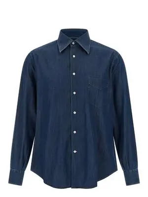 Brunello Cucinelli Lightweight Denim Shirt - Blue