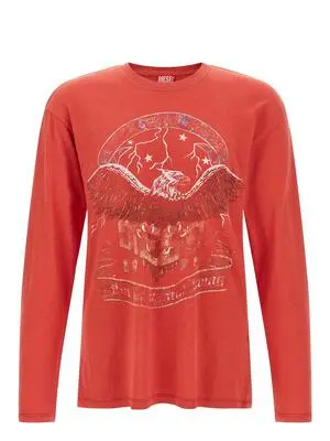 DIESEL® T-geri-ls' T-shirt - Red