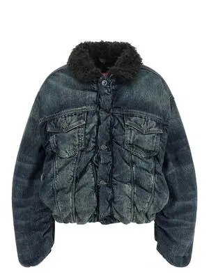 DIESEL® D-curly-fsj1' Jacket - Blue