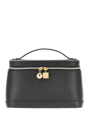 Jacquemus Leather Petit Vanity Bag - Black