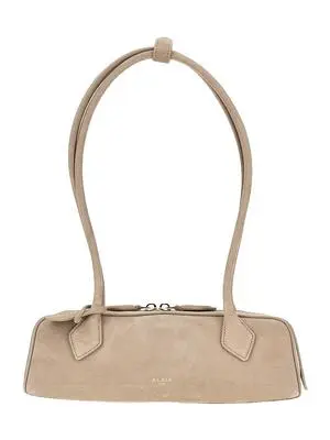 Alaïa Alaia Women Nubuck Leather Small 'Le Teckel' Bag Gray