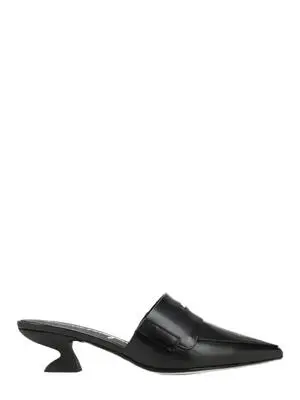 FERRAGAMO Pointed-toe Sculpted Mules - Black