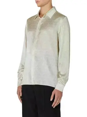 NING DYNASTY Core Cloud Silk Shirt - Neutrals