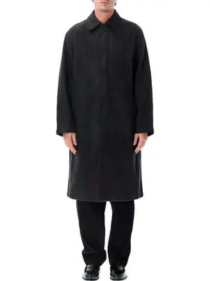 Universal Works Mac Mowbray Concealed-front Coat - Grey