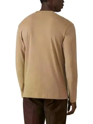 Sunspel Heavyweight Long-sleeve T-shirt - Neutrals
