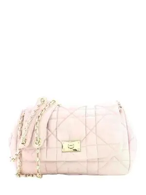 Dior Milly La Foret Handbag Cannage Quilt Lambskin Small Shoulder Bag - Pink