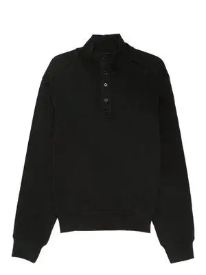 ENTIRE STUDIOS Port Button-fastening High-neck Sweater Black