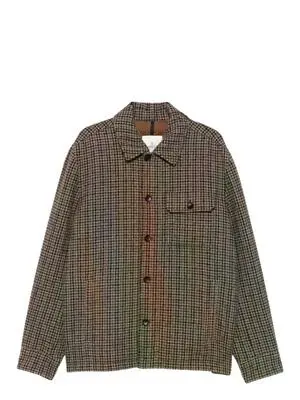 Moncler Norfol Checked Padded Jacket - Brown