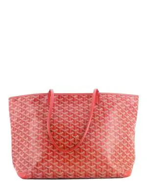 Goyard Artois Tote Coated Canvas Mm Shoulder Bag Red
