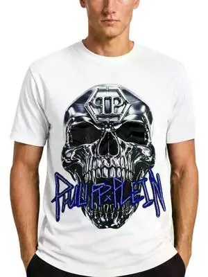 Philipp Plein Skull-print T-shirt - White