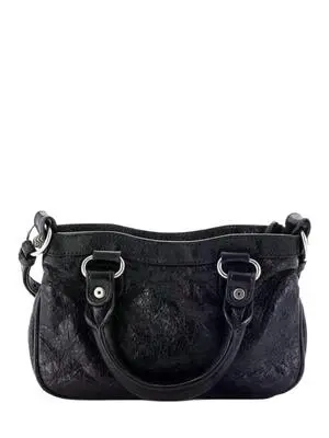 Balenciaga Le Cagole Giant Studs Leather Mini Tote Bag Black