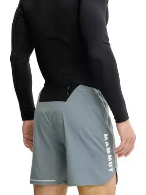 MAMMUT Aenergy Tr Logo-print Side-slit Shorts - Grey