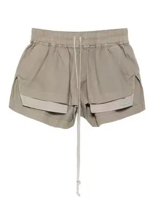Rick Owens Drawstring Layered Shorts - Neutrals
