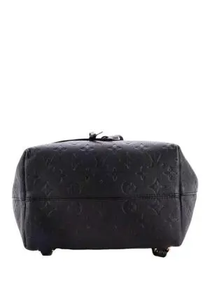 LOUIS VUITTON Montsouris Nm Monogram Empreinte Leather Pm Backpack - Black