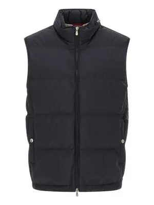 Brunello Cucinelli Techno Fabric Vest - Blue