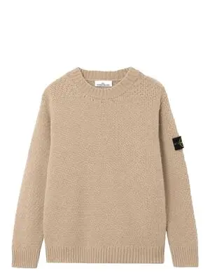 STONE ISLAND Stone Island Textured Crew Neck Knitted Jumper