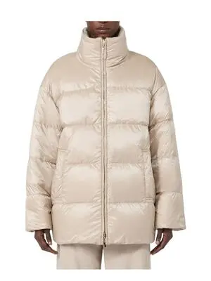 Max Mara High-neck Long-sleeve Padded Jacket - Nude