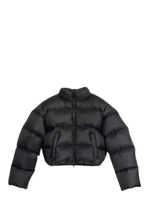 Gucci Crest Embroidered Puffer Jacket - Black