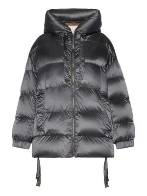 Max Mara Max Mara The Cube Mtcariete Hooded Puffer Jacket Medium Grey