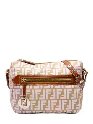 Fendi 2010-2026 Zucca Canvas Crossbody Bag - Brown