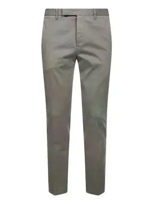 PT TORINO Satin-finish Stretch-design Trousers