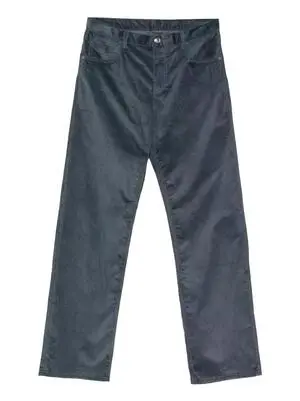 Etro Corduroy Straight-leg Trousers - Blue