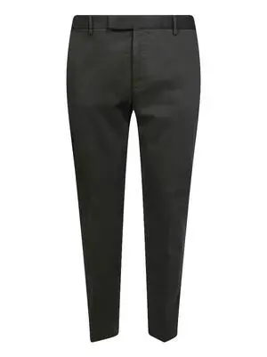 PT TORINO Belt-loop Tapered Trousers - Brown