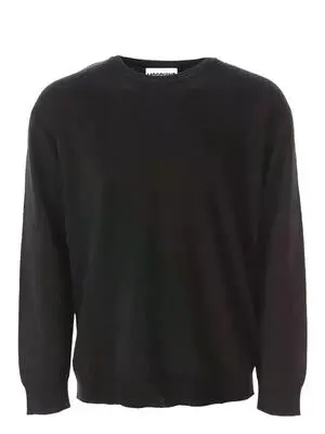 Moschino Logo-pattern Wool Sweater - Grey