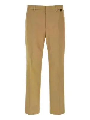Gucci Rear Welt Pockets Cotton Trousers - Neutrals