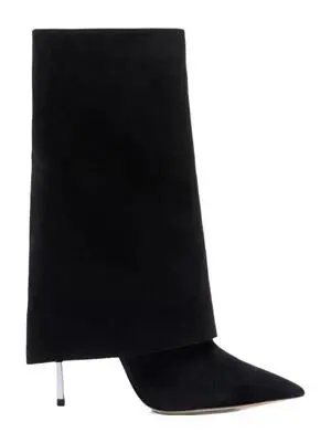 Casadei Suede Ankle Boots - Black
