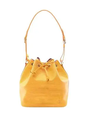LOUIS VUITTON 1995 Petit Epi Noé Tote Bag - Yellow