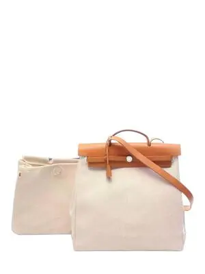 Hermès 2002 Mm Herbag Tote Bag - Neutrals