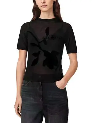 ALLSAINTS Athea Crew Neck T-shirt - Black