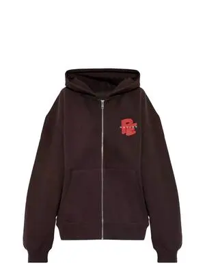 P.E Nation Tidal Logo-print Hoodie - Brown