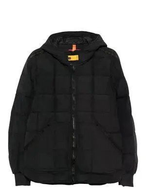 PARAJUMPERS Quilted Hooded Jacket - Black