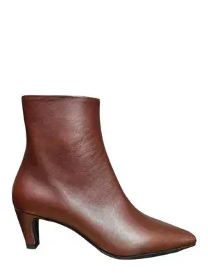 POCHE PARIS Cipele Square-toe Ankle Boots - Brown