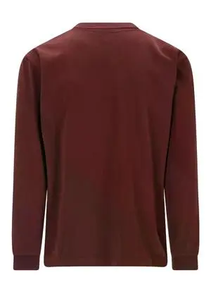 JW Anderson Embroidered Long-sleeve T-shirt - Red