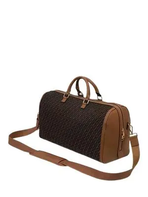 Liu Jo Jacquard Travel Duffel Bag - Brown