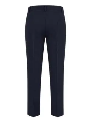 Elisabetta Franchi Pressed-crease Trousers - Blue