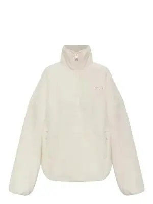 P.E NATION Rotate Quarter-zip Fleece Sweater
