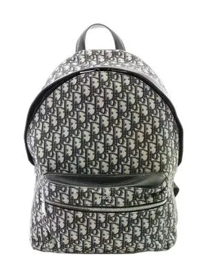 Dior 2010s Oblique Jacquard Backpack - Neutrals