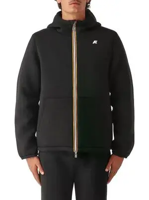 K-WAY Jack Reversible Zip-up Hoodie - Black