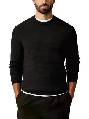 Armani Exchange Textured-knit Sweater - Brown