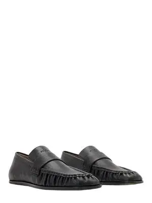 ALLSAINTS Julie Leather Loafers - Black
