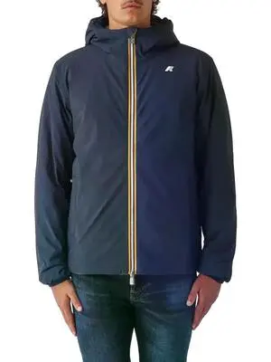 K-WAY Jack St Reversible Hooded Jacket - Blue