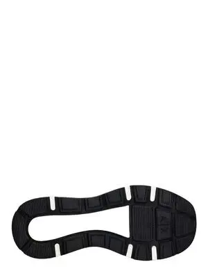 Armani Exchange Logo-patch Chunky-sole Sneakers - Black