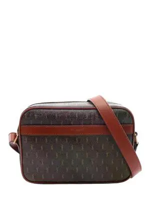 Saint Laurent 2010s Monogram Shoulder Bag - Brown