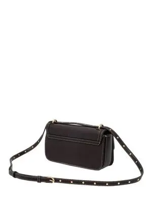 Liu Jo Logo-plaque Studded-strap Shoulder Bag - Brown