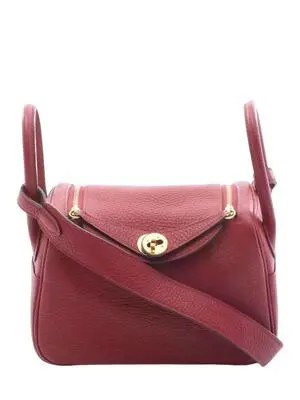 Hermès 2020 Mini Lindy Tote Bag Red